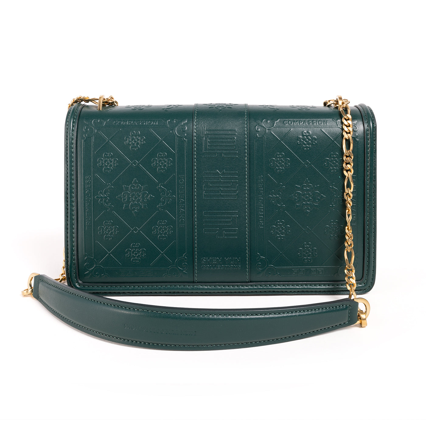 Zhen Shan Ren Shoulder Bag Pine Green | Shen Yun Collections
