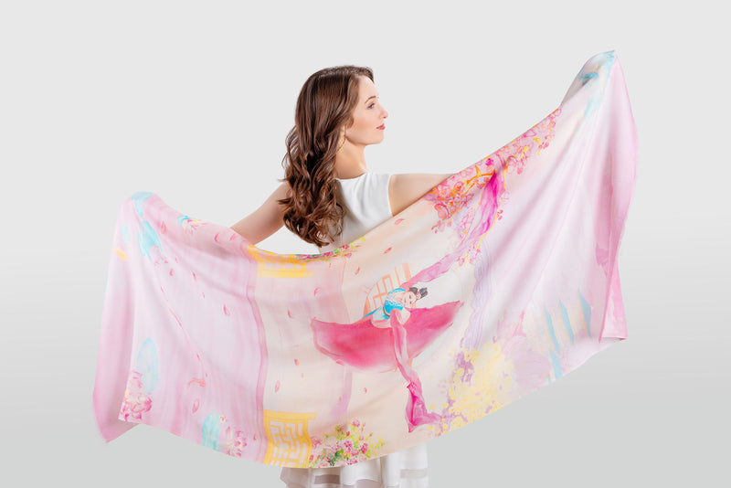 Lady of the Courtyard Long Scarf | Shen Yun Collections