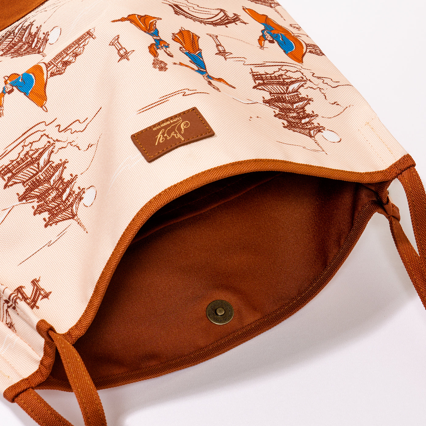 Lantern Grace Tote Bag - Beige | Shen Yun Collections