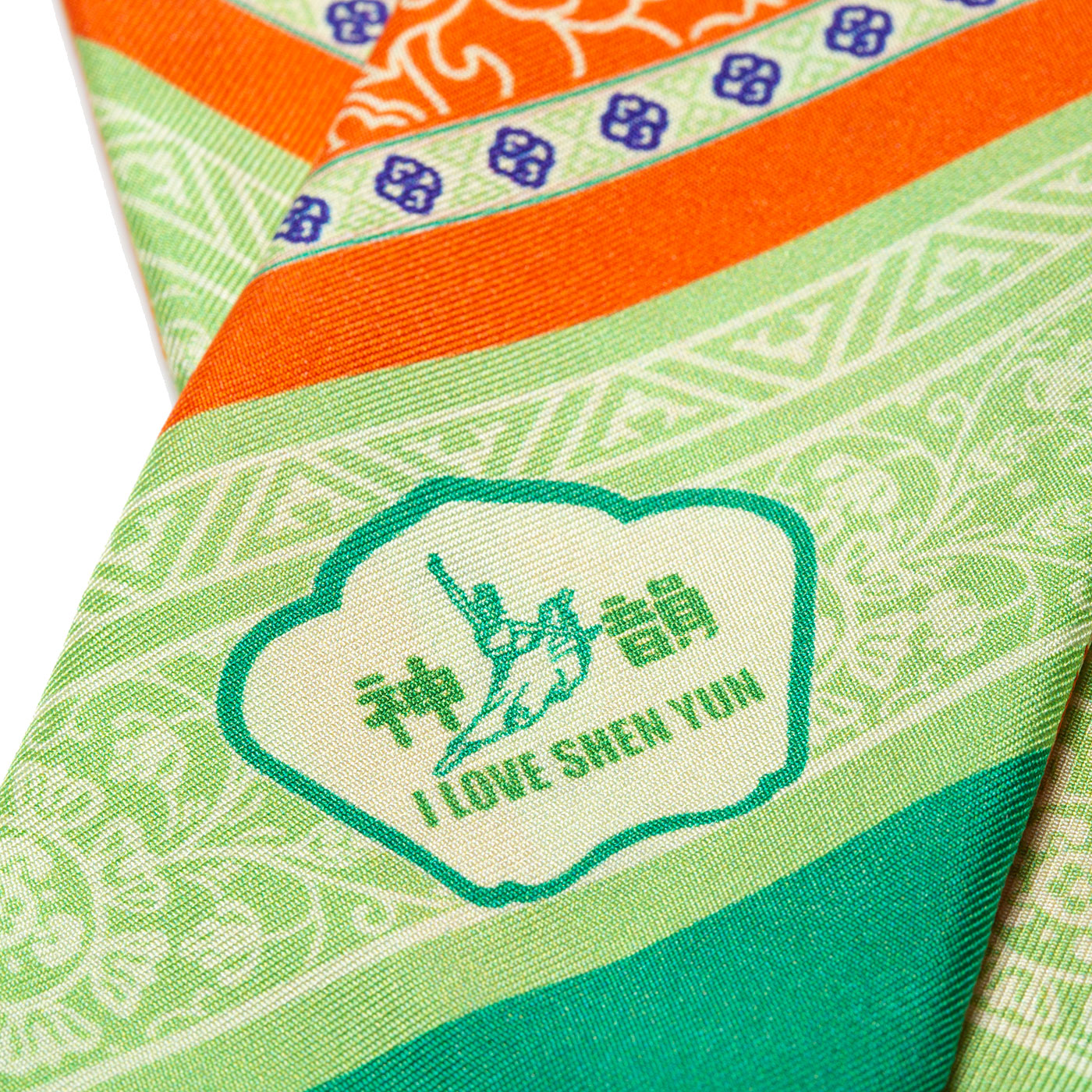 Tang Dynasty Grace Ribbon Scarf - Orange | Shen Yun Collections