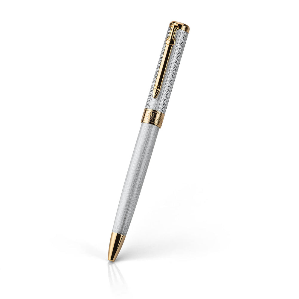 Zhen Shan Ren Wondrous Pen - Silver with Gold Finish | Shen Yun Collections