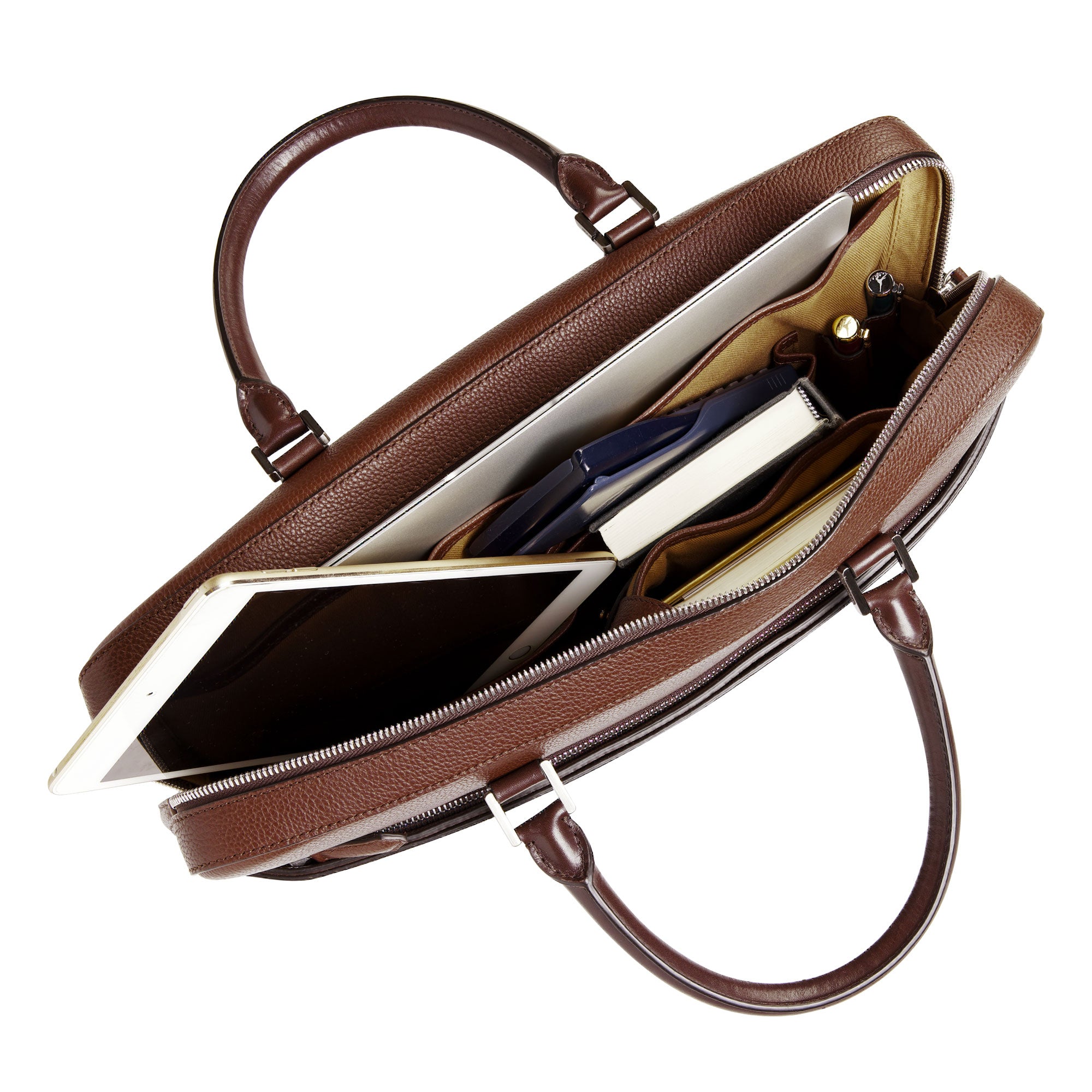 A Passage in Time Briefcase - Brown | Shen Yun Collections